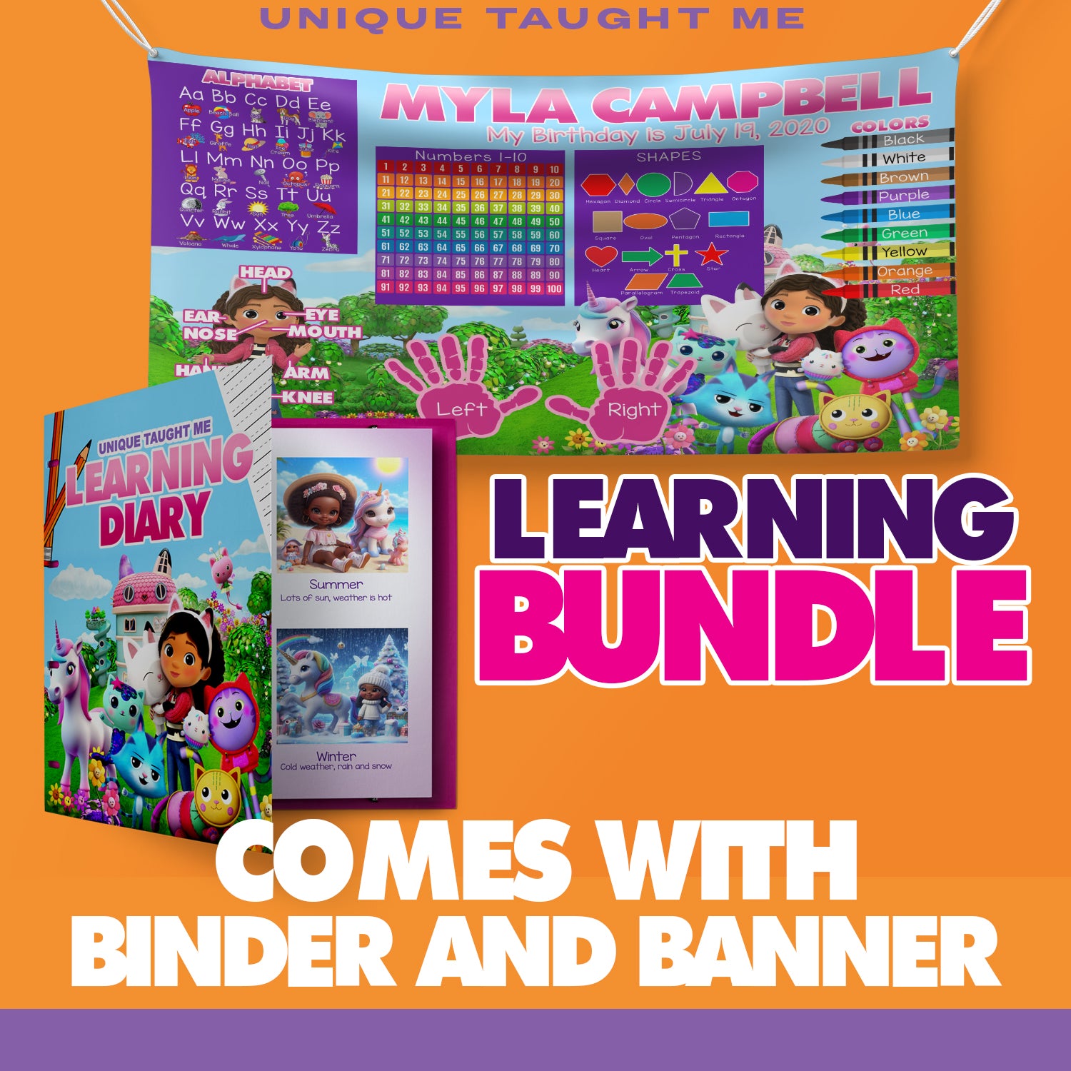 Learning Binder, Banner and Bundle – uniqueperiod